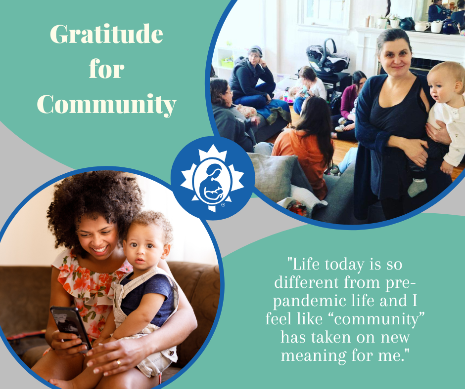 Story: Gratitude for Community in Ever Changing Times | La Leche League ...