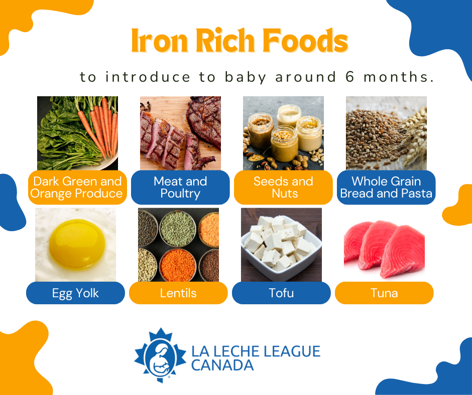 Iron and Breastfeeding | La Leche League Canada - Breastfeeding Support ...
