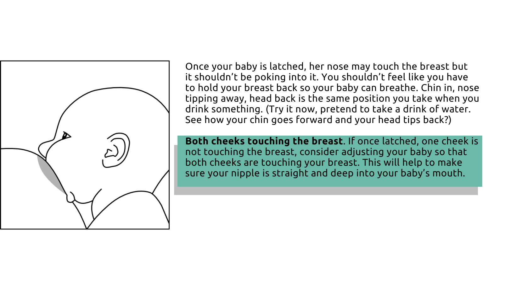 Positioning and Latching | La Leche League Canada - Breastfeeding ...