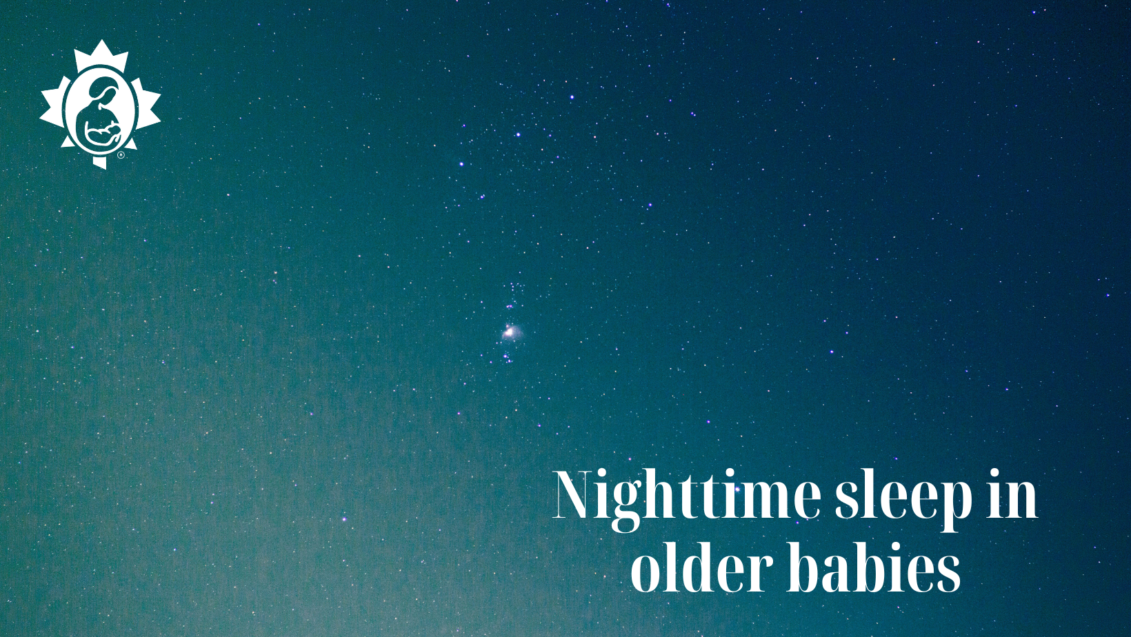 Sleep and the Breastfeeding Family | La Leche League Canada