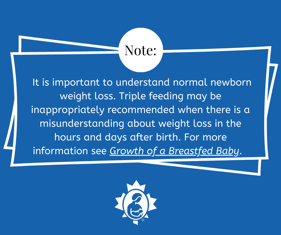 Triple Feeding - What Next? | La Leche League Canada